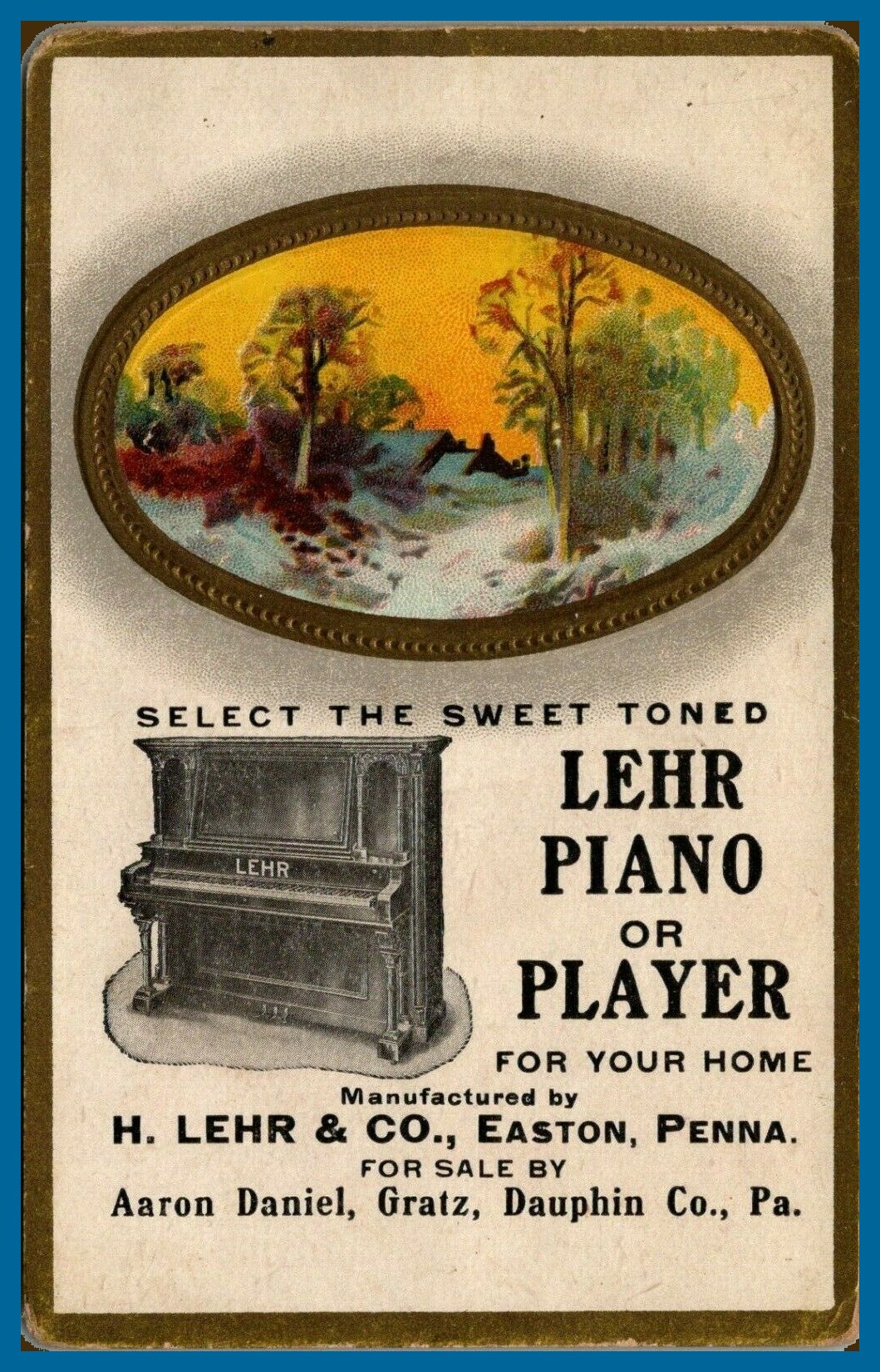 Gratz – Aaron Daniel Piano Sales – Lykens Valley: History & Genealogy