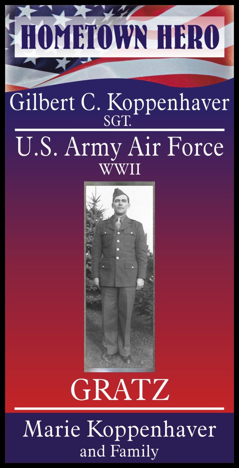 Gratz Hometown Heroes – Gilbert C. Koppenhaver – Lykens Valley: History ...