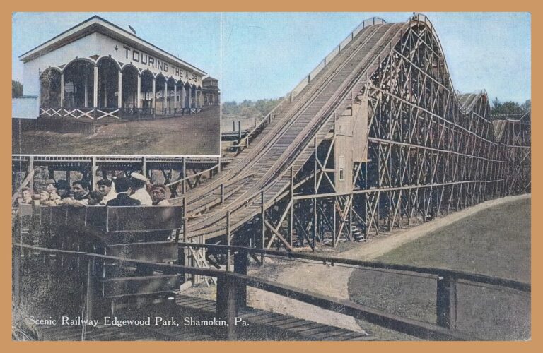 Shamokin – Park Roller Coaster Destroyed by Wind, 1923 – Lykens Valley ...