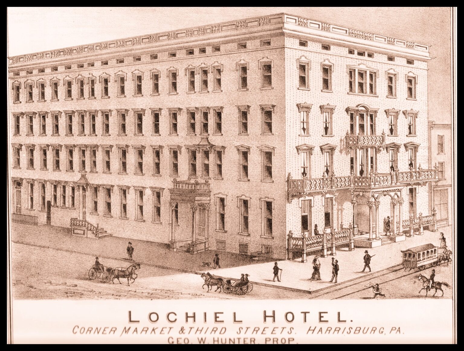 Harrisburg – Lochiel Hotel, 1875 – Lykens Valley: History & Genealogy